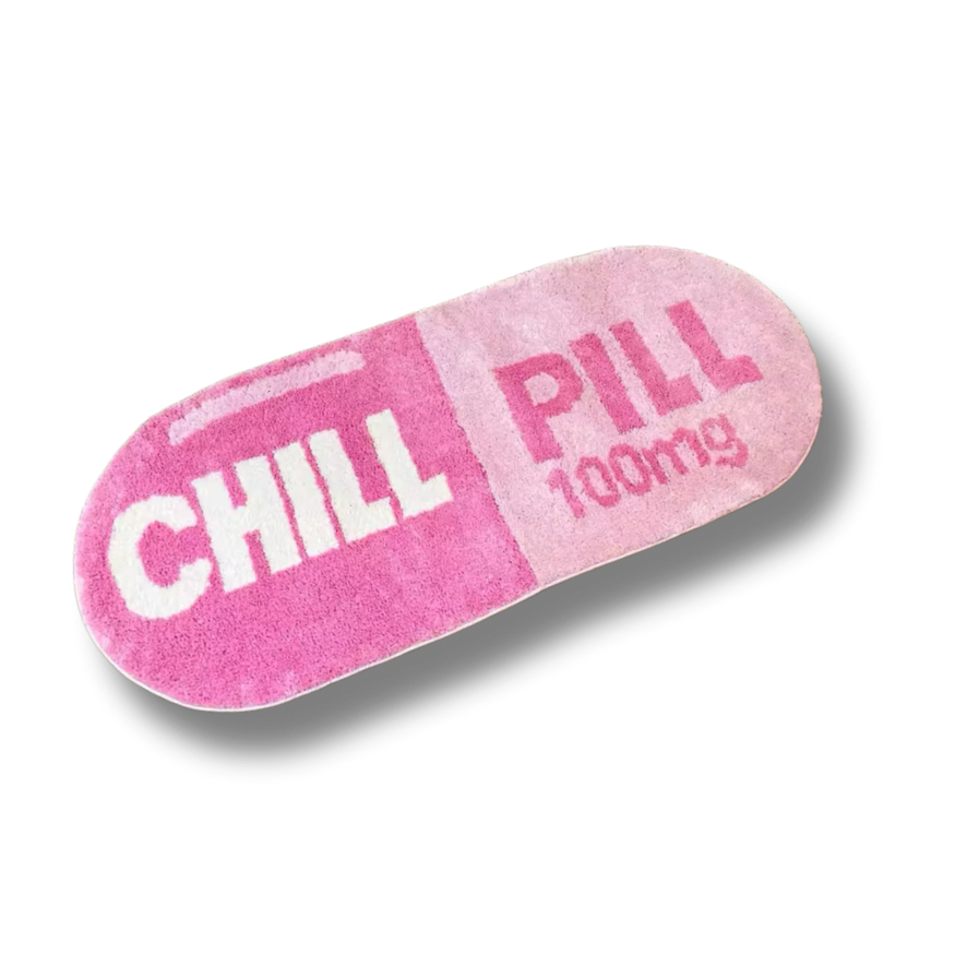 Pink Chill Pill Rug – WOXEZ