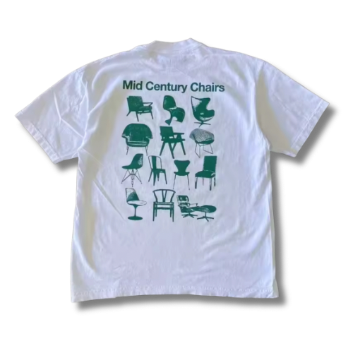 Mid Century Chairs Graphic Tee – WOXEZ